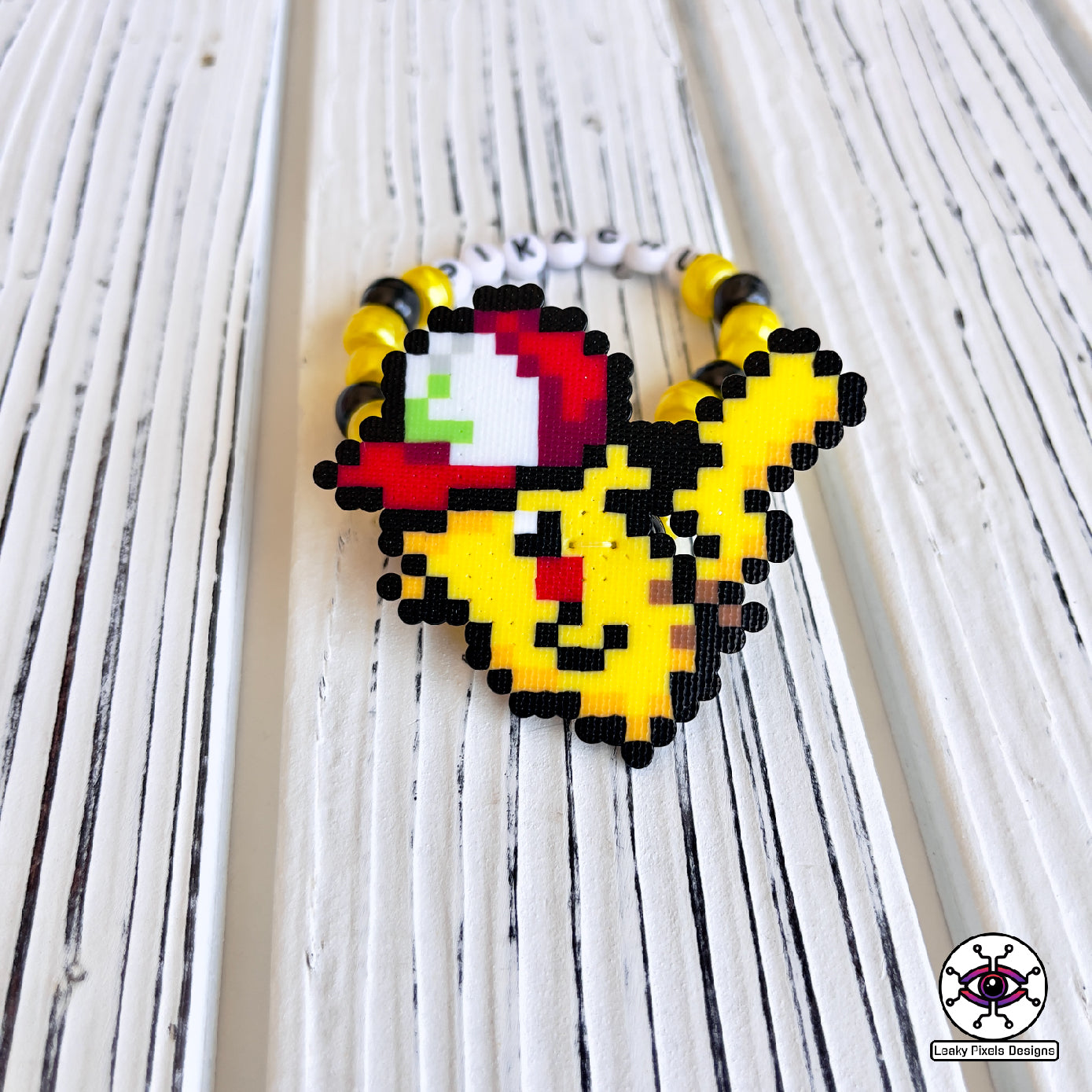 Pikachu Raichu Pichu Pokémon Perler Bracelets – Leaky Pixels