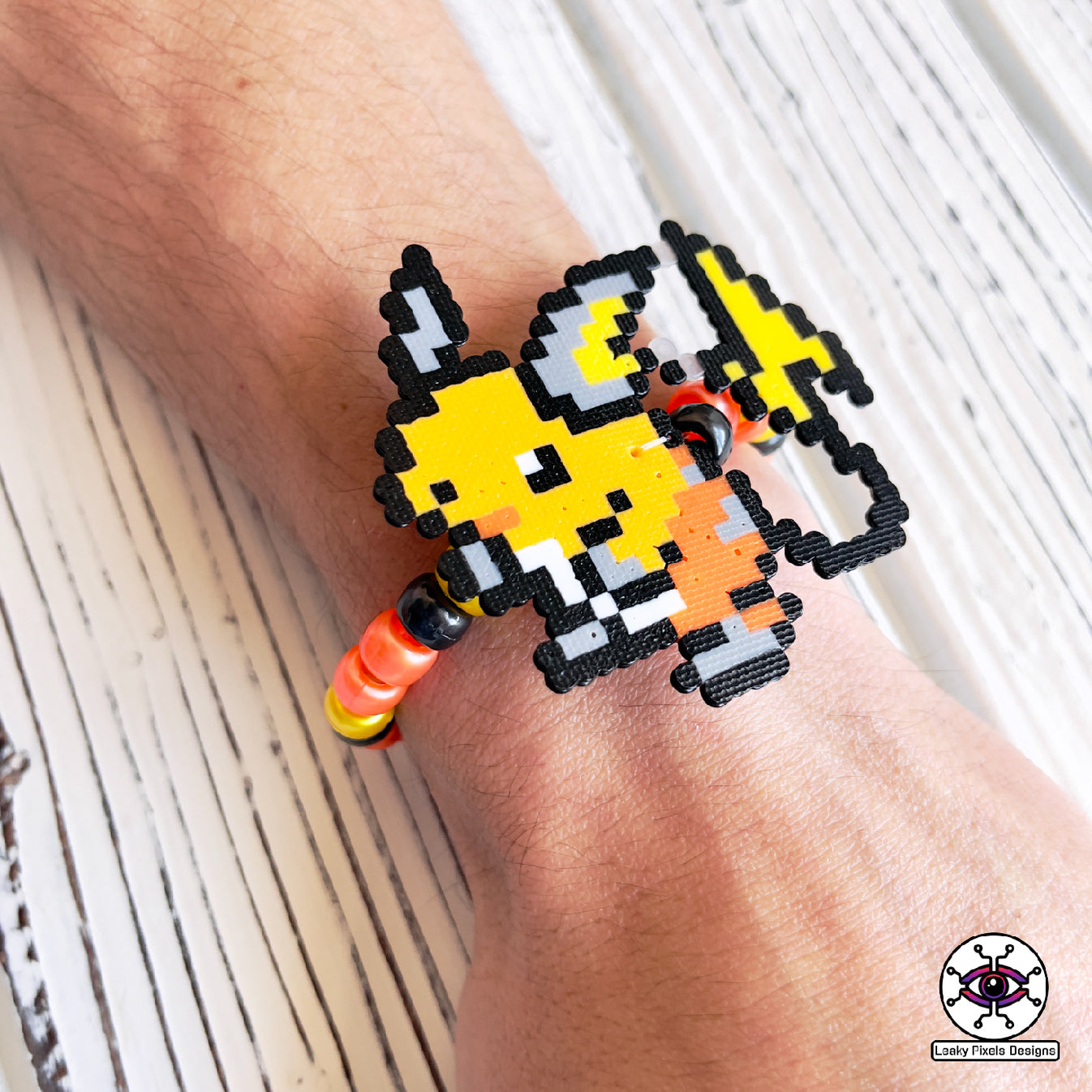 Pikachu Raichu Pichu Pokémon Perler Bracelets – Leaky Pixels